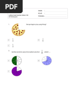 Soal Diagram Turus Kelas 2 SD Lembar 1 - 4 | PDF
