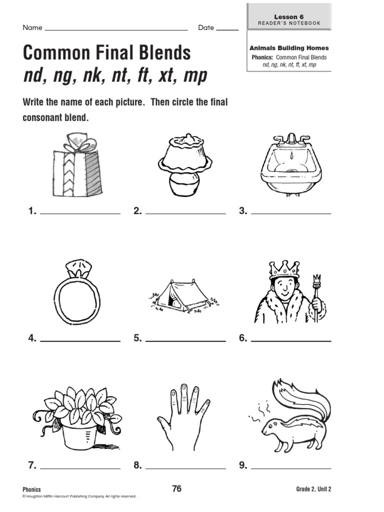 Reader's Notebook Journey's Book Grade 2 Unit 2 Workbook | PDF | Nest ...