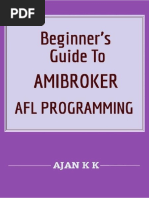 Beginner's Guide To AmiBroker AFL Programming | PDF | Parameter (Computer Programming) | Array ...