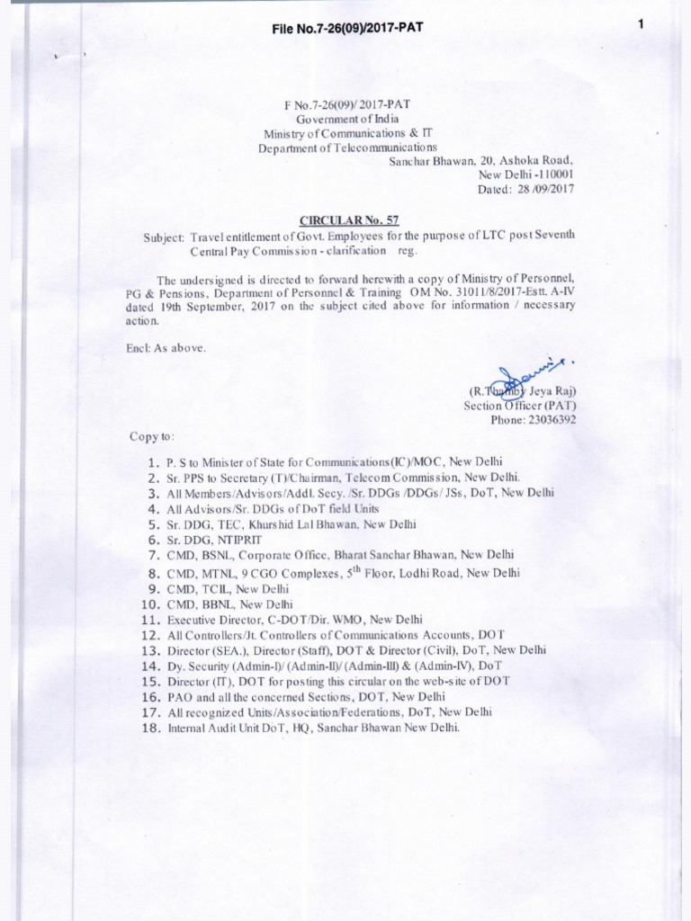 Circular 57 Documents | PDF