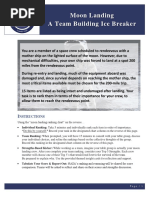 Moon Survival Game: Team Ranking Exercise | PDF | Moon | Nasa