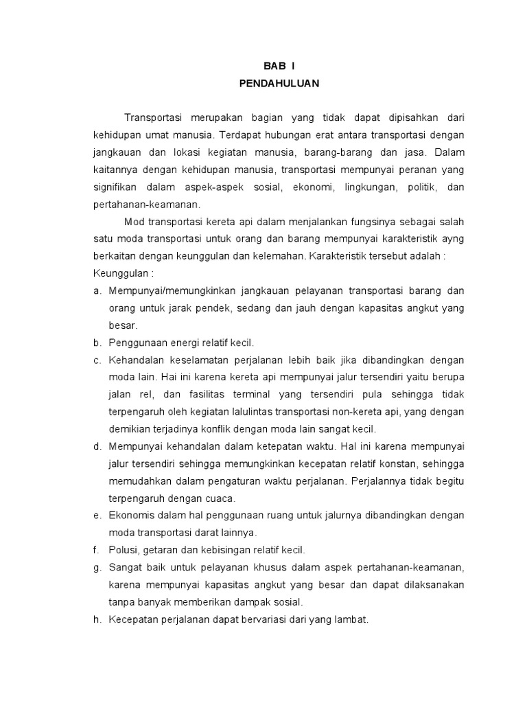 Jalan Rel-Materi | PDF