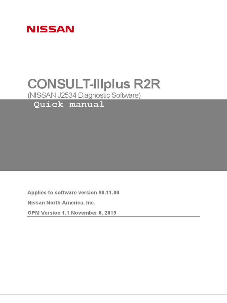 Consult-Iiiplus R2R: Quick Manual | PDF | Installation (Computer ...