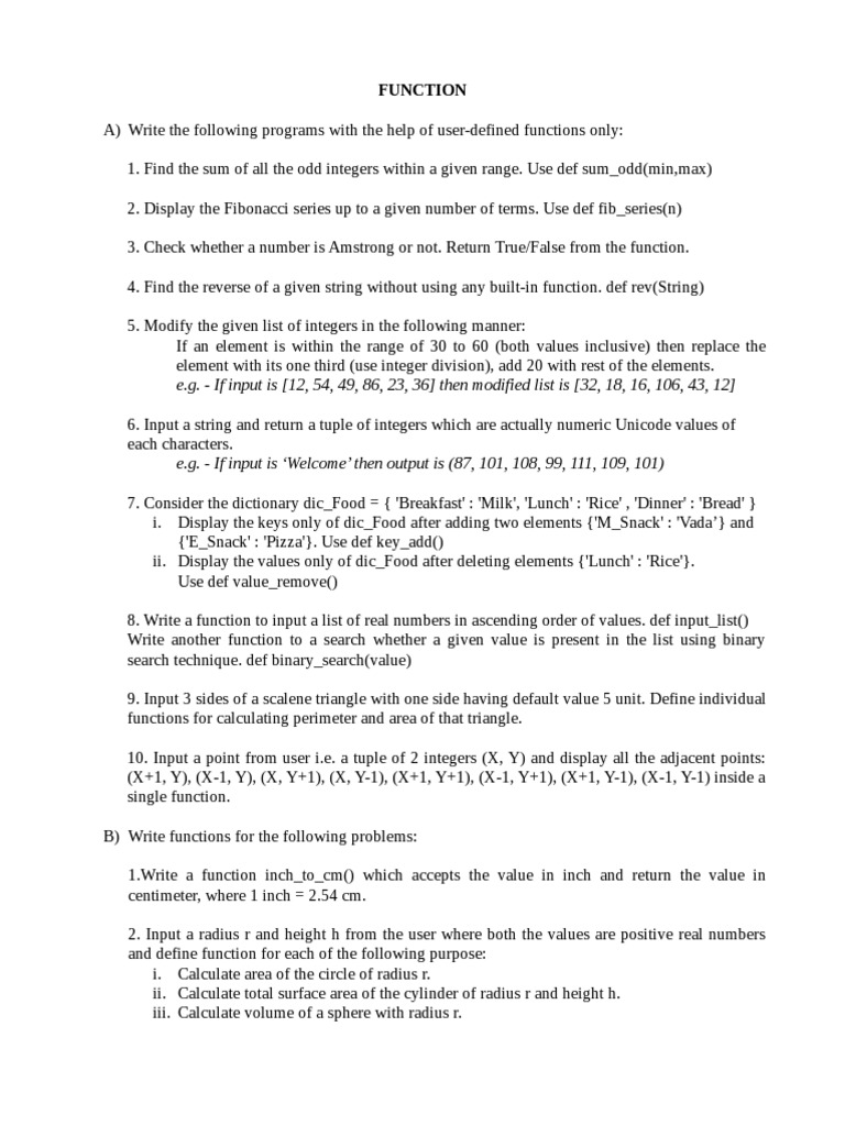E.G. - If Input Is (12, 54, 49, 86, 23, 36) Then Modified List Is (32, 18, 16, 106, 43, 12 ...