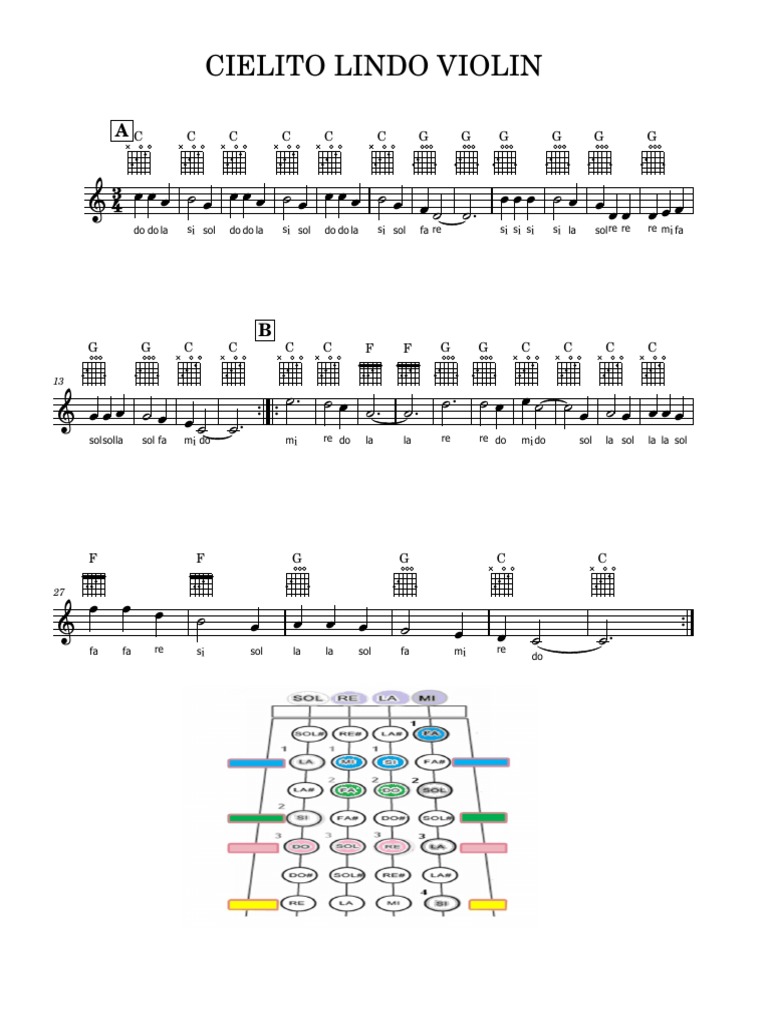 Cielito Lindo Violin | PDF