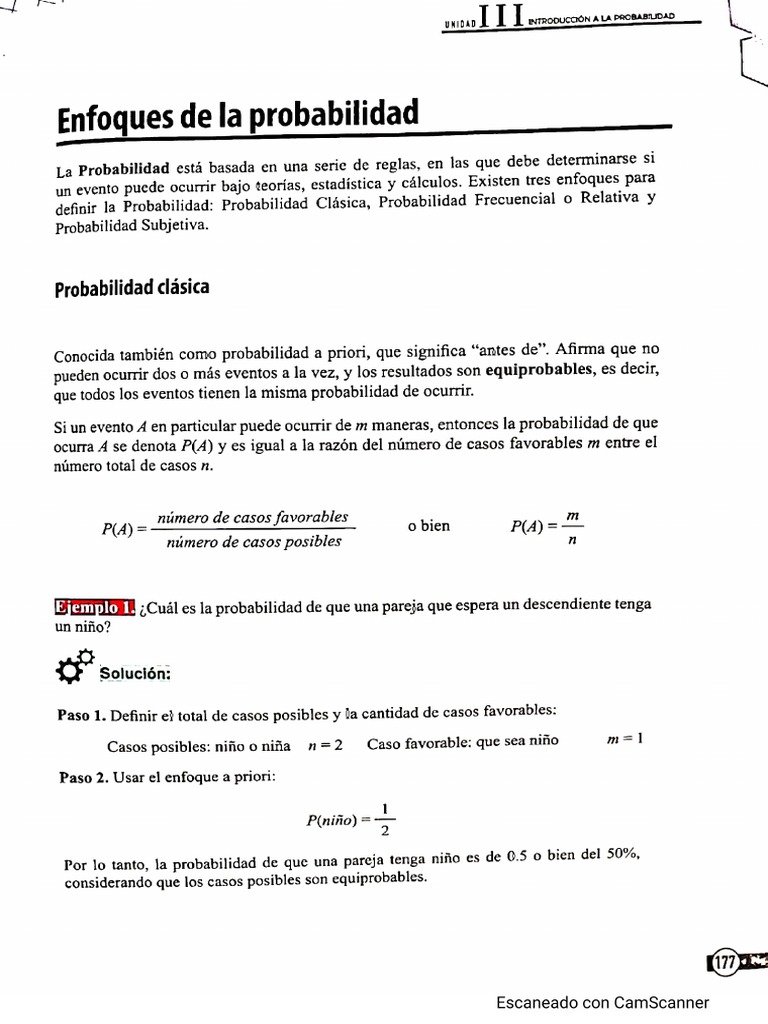 Enfoques de Probabilidad | PDF