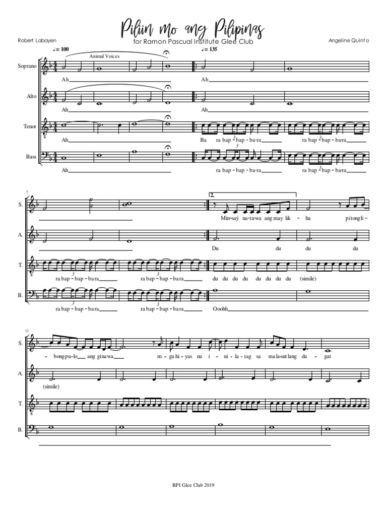 Piliin Mo Ang Pilipinas | PDF