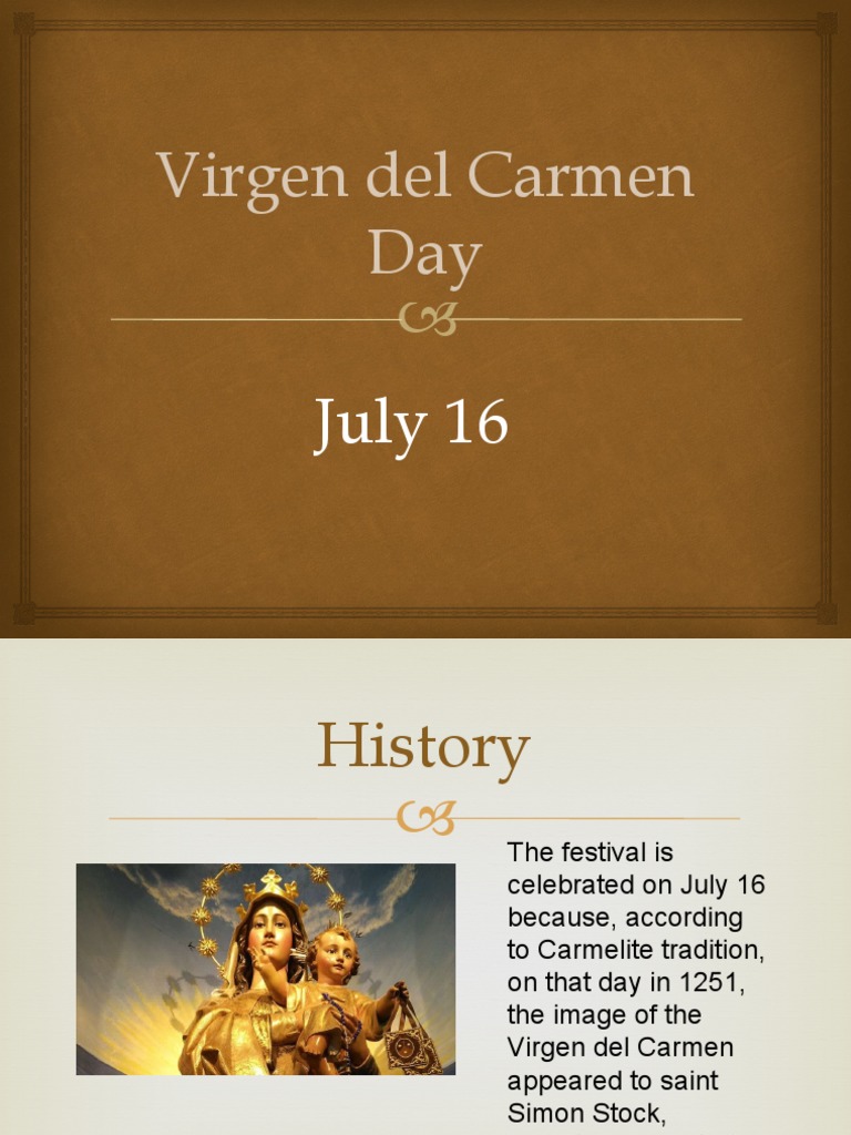 Virgen Del Carmen Day | PDF