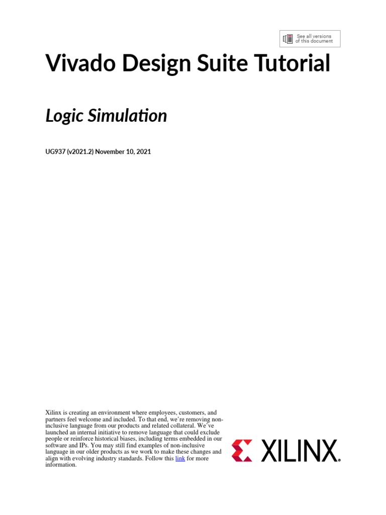 Ug937 Vivado Design Suite Simulation Tutorial | PDF | Hardware Description Language | Vhdl