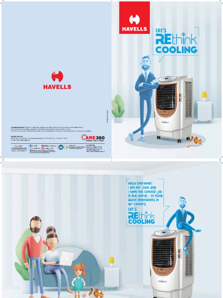 Havells Air-Cooler Catalogue | PDF