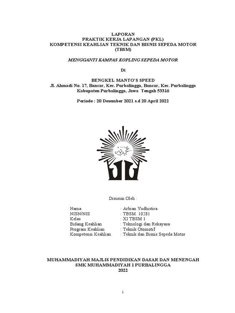 Laporan PKL TBSM 3 | PDF