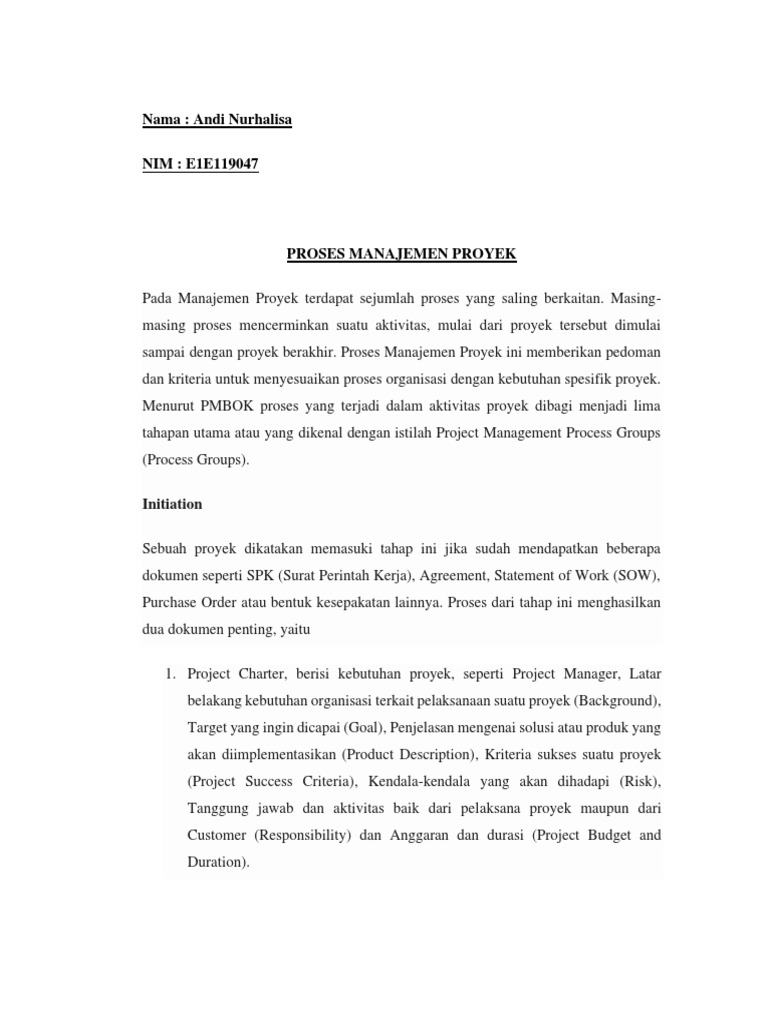 E1e119047 - Andi Nurhalisa - Resume 4 | PDF