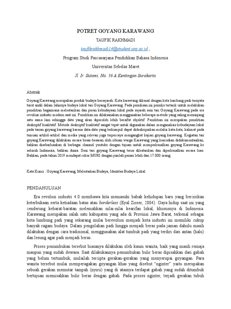 Artikel Kajian Budaya | PDF | Ilmu Sosial | Kajian Bahasa Asing