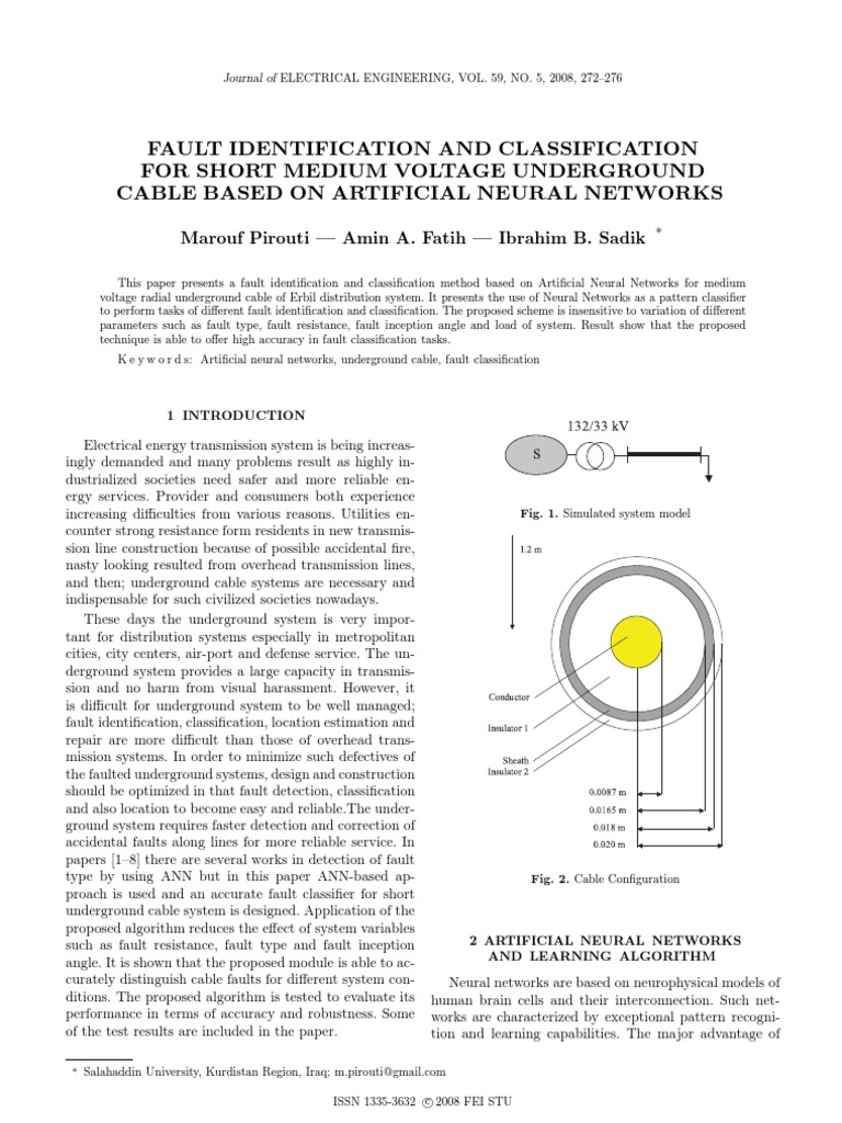 Fault Identification | PDF | Fast Fourier Transform | Artificial Neural Network