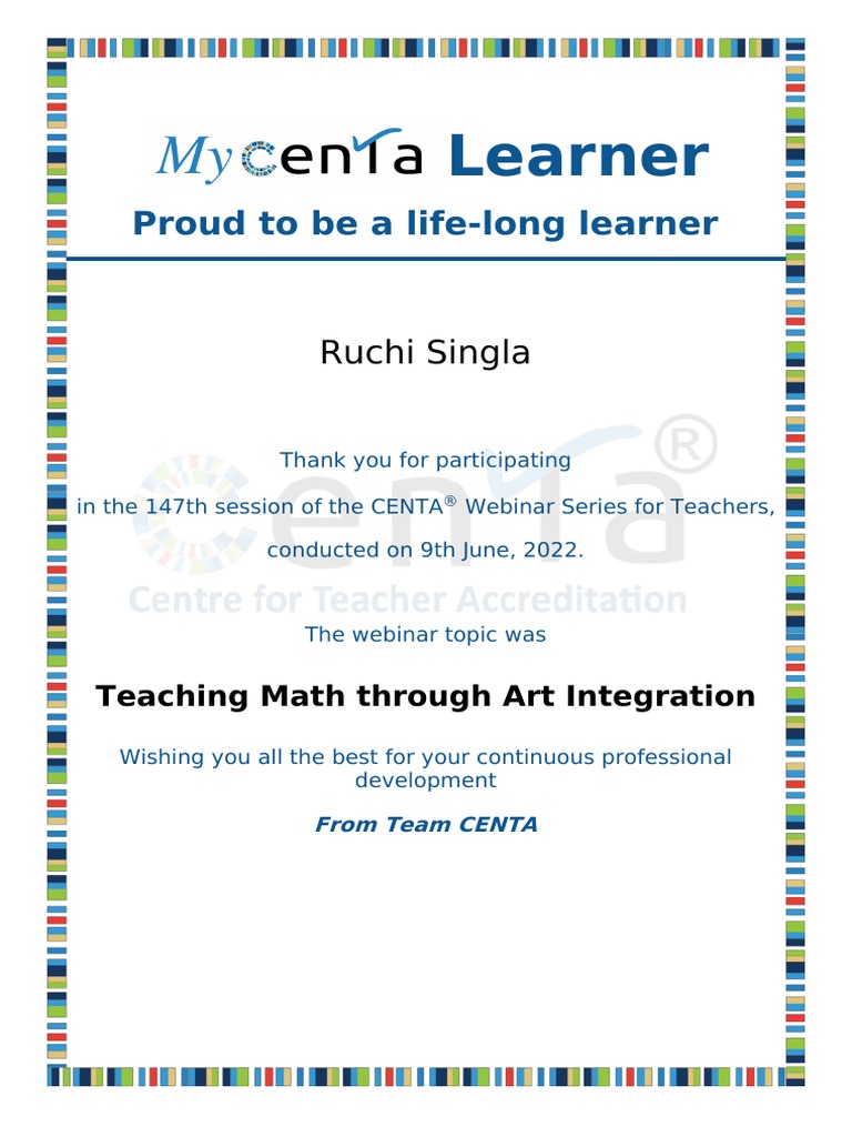 Teaching Math Through Art Integration | PDF