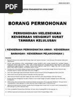 Sample Surat Rayuan Kompaun | PDF