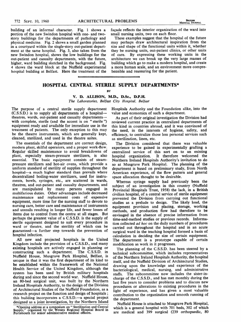 Hospital Central Supply Departments : Bdicajourna | Download Free PDF ...