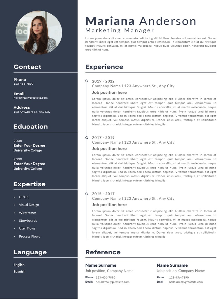 A4 Resume Purple and Off White Pastel Color Resume | PDF | Design