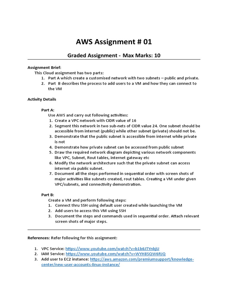 Lab02 AWS Assignment | PDF