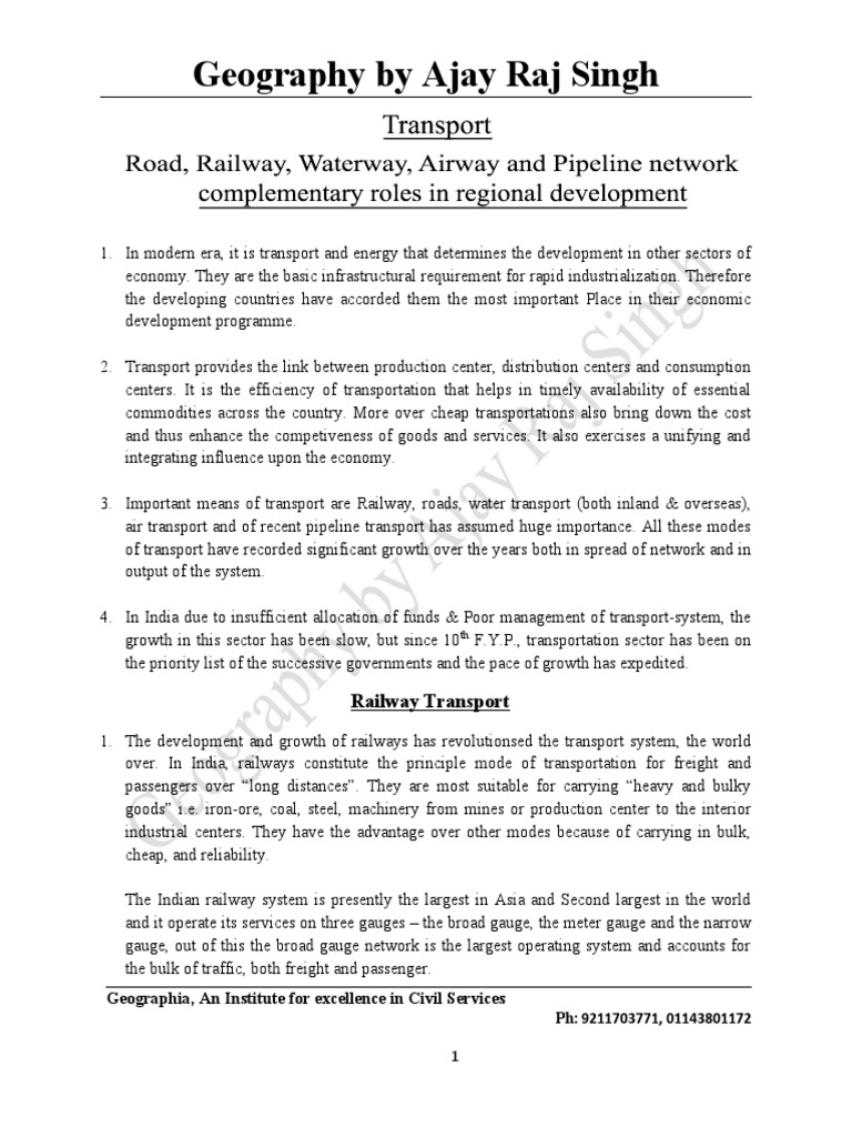 01-Trade, Transport and Communication 2 NEW | PDF | Transport ...