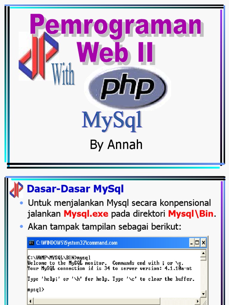 Panduan Dasar MySQL dan phpMyAdmin | PDF