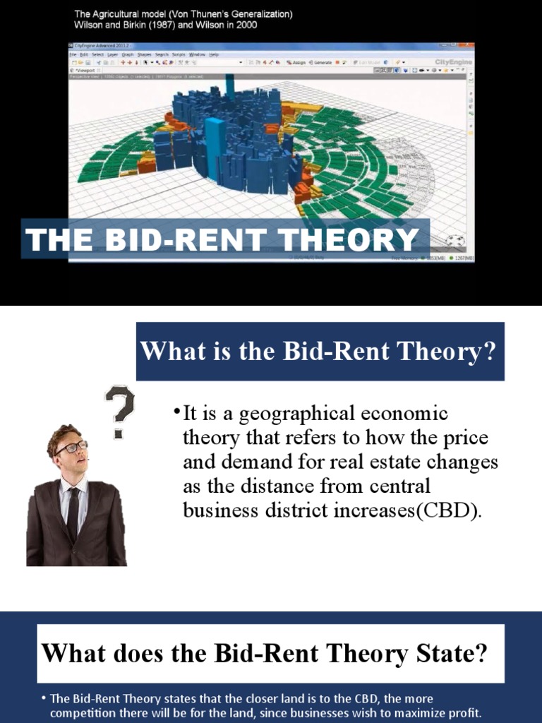 Bid Rent Theory | PDF | Market (Economics) | Business Economics