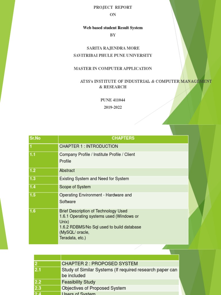 Web-Based Student Result Management System | PDF | Databases | User (Computing)