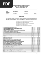 Cuadernillo de Preguntas MIPS | PDF | Toma de decisiones | Conceptos psicologicos
