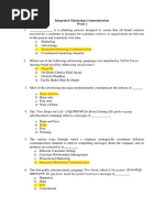 Multiple Choice Questions On IMC | PDF | Marketing Communications ...