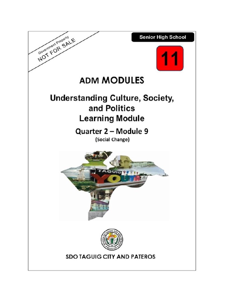 V4 SHS AP Grade 11 UCSP Week12 | PDF | Learning | Institution