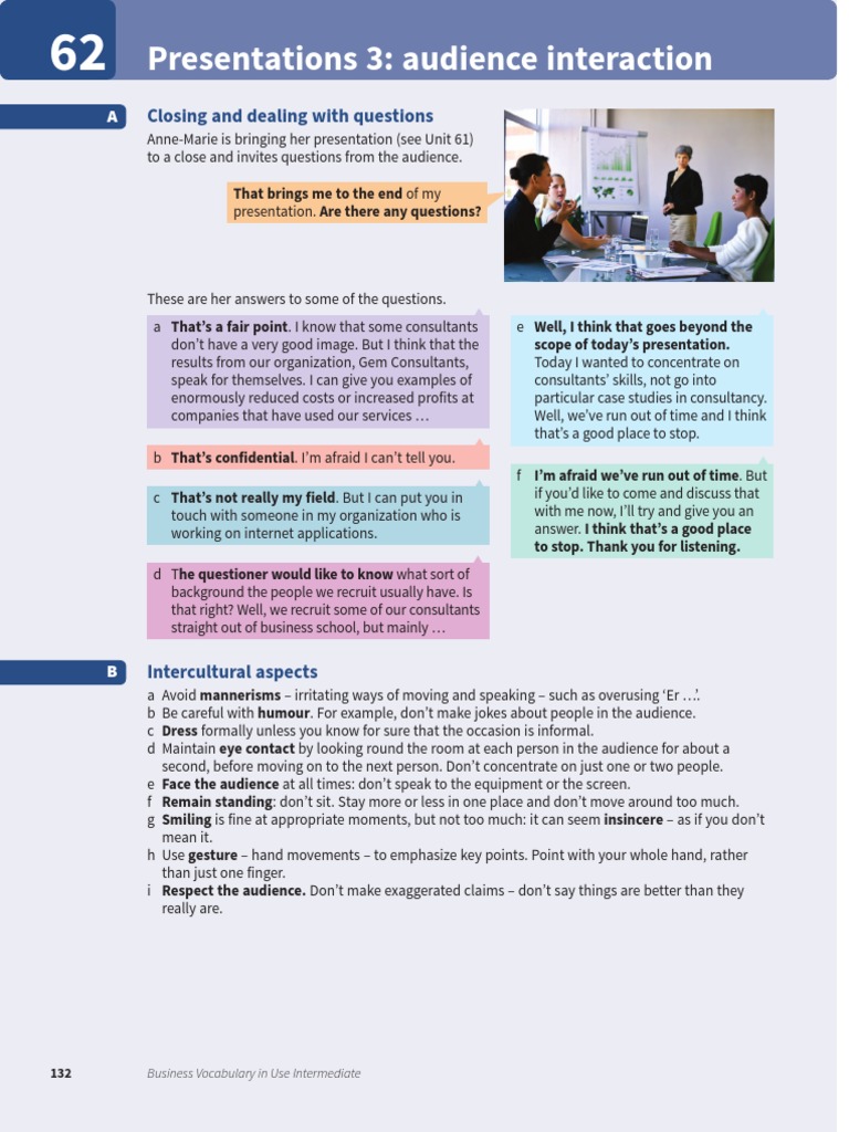 Presentations 3: Audience Interaction: Closing and Dealing With ...