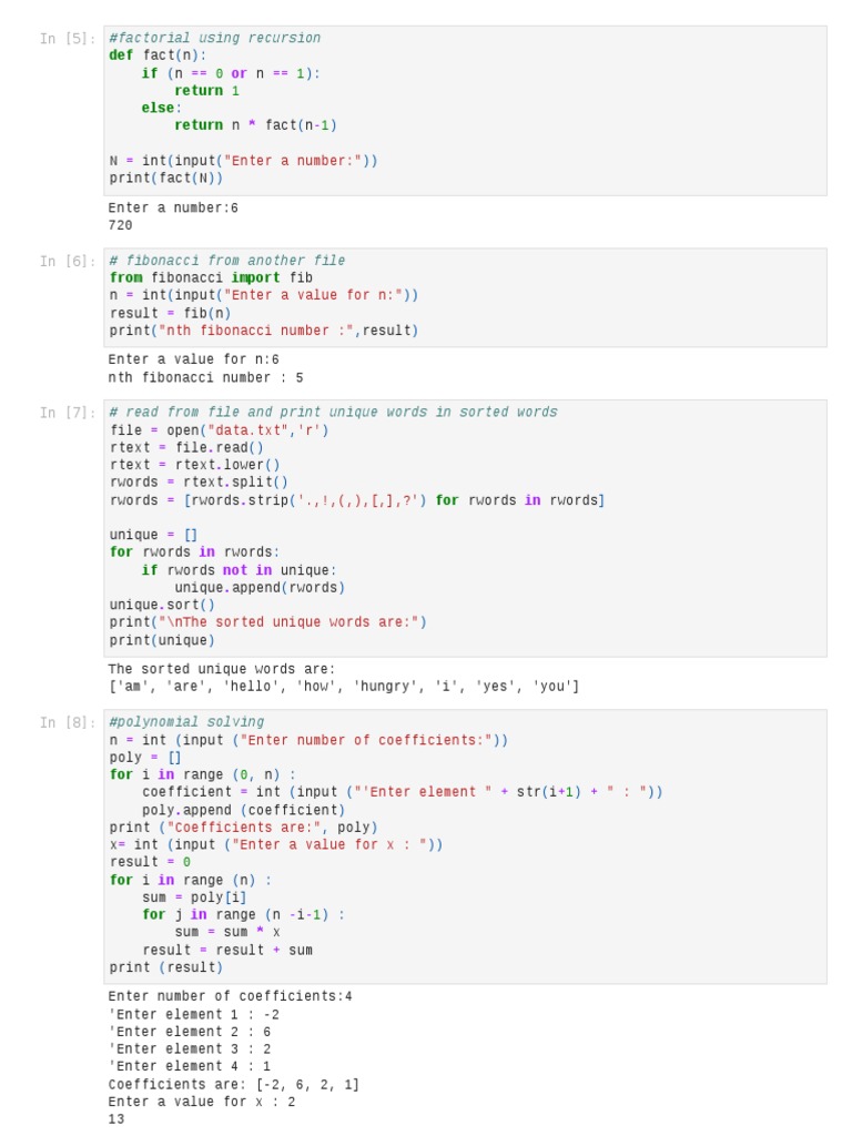 "Enter A Number:": Def If Return Else Return | PDF | Computing | Computer Programming