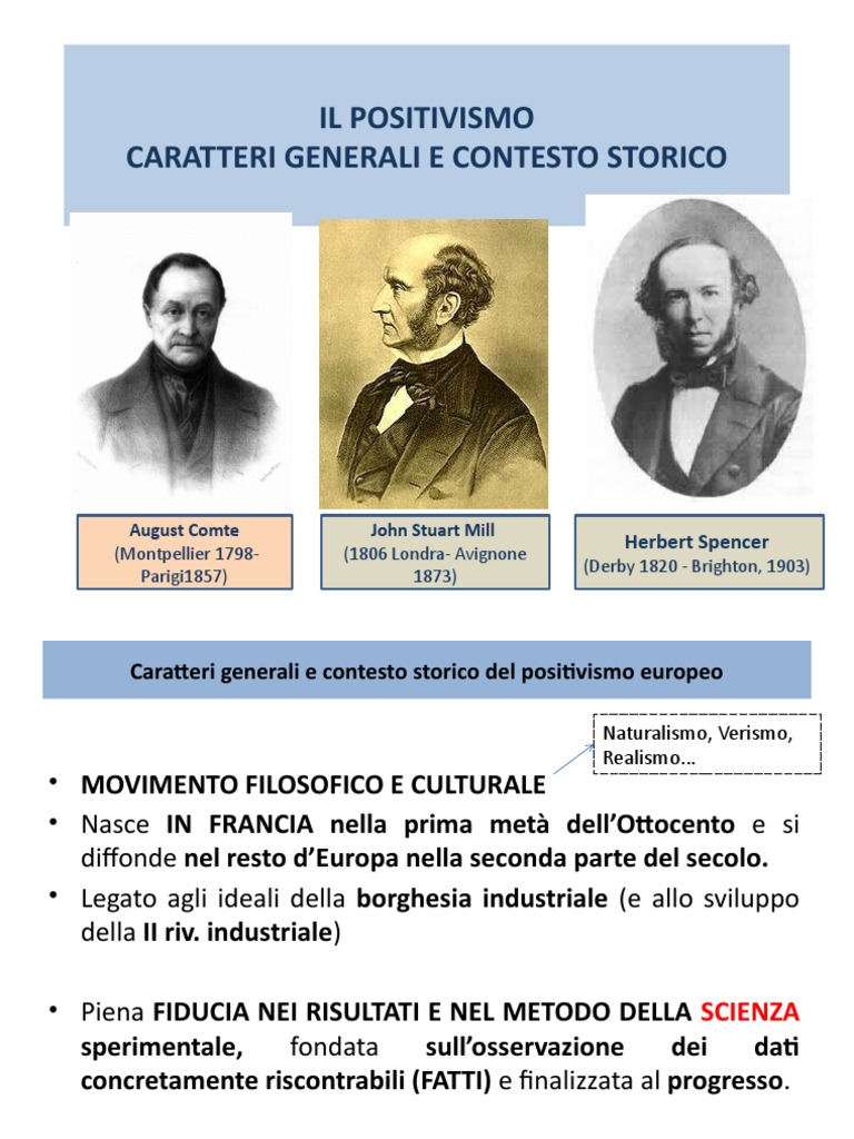 Positivismo Comte 2022 2 | PDF