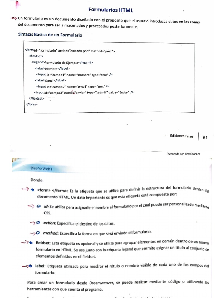 Formularios y CSS-DiseñoWeb II | PDF