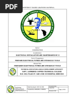 CBLM Lo.1 Eim Ncii | PDF | Personal Protective Equipment | Electrical Wiring