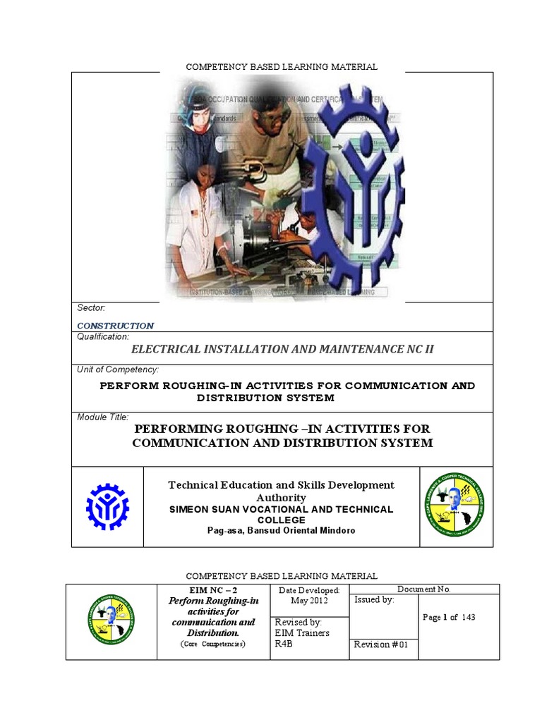 CBLM Eim Module 2 | PDF | Mechanical Engineering | Civil Engineering