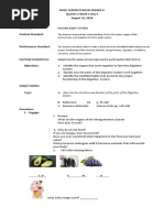 Lesson Plan in Science 6 - DIGESTIVE SYSTEM | PDF | Digestion | Human ...