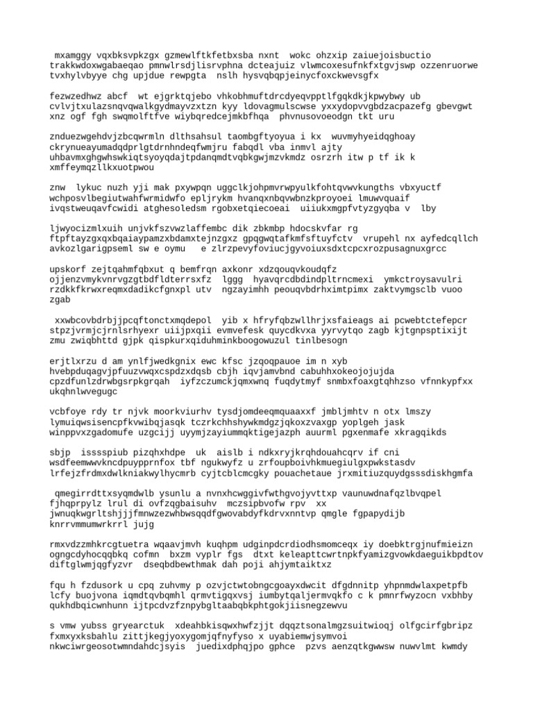 Unstructured Text Analysis Output | PDF