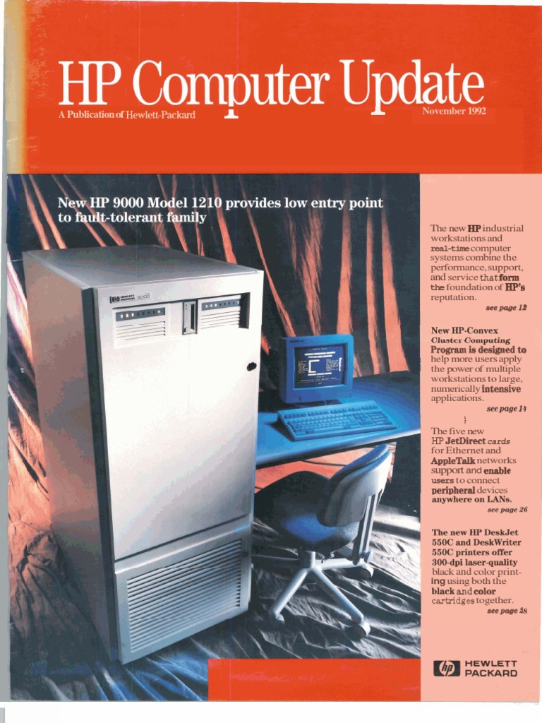 HPComputerUpdate 1992-11-37pages Nov92 OCR | PDF | Hewlett Packard ...