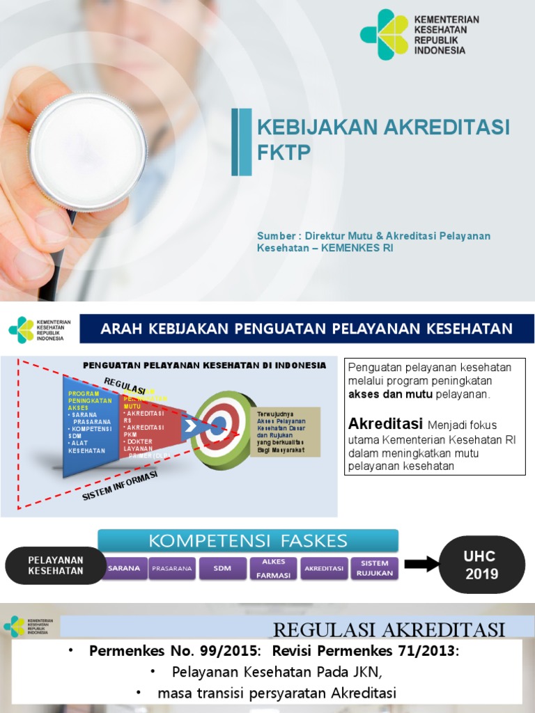 Kebijakan Akreditasi FKTP Terbaru - PPT (Autosaved) | PDF