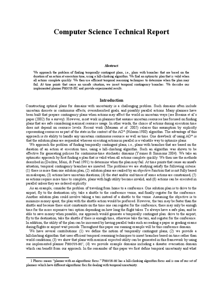 Computer Science Technical Report: Hocus | PDF | Applied Mathematics