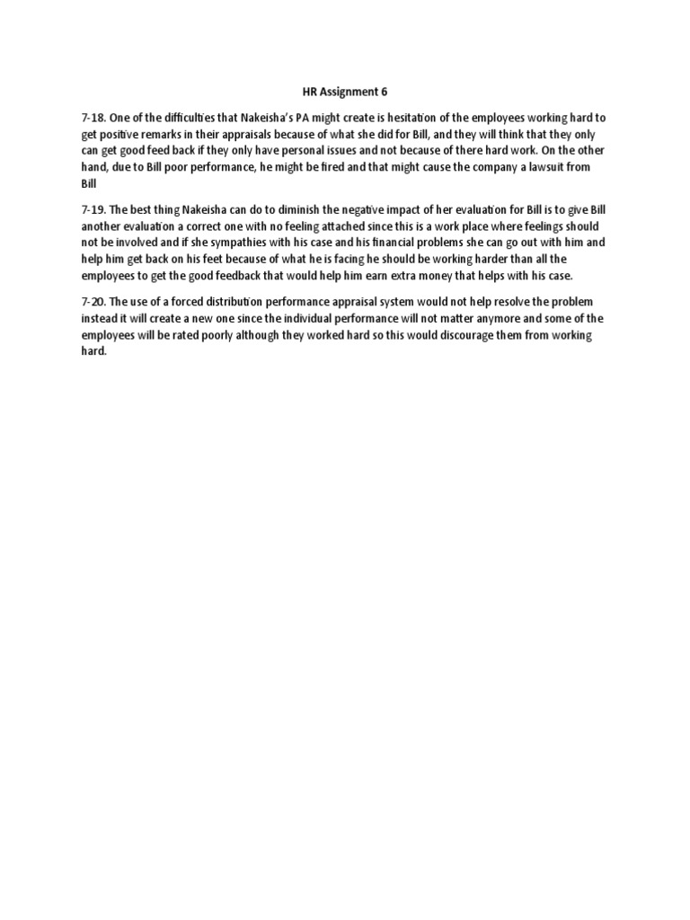 HR Assignment 6 | PDF | Business