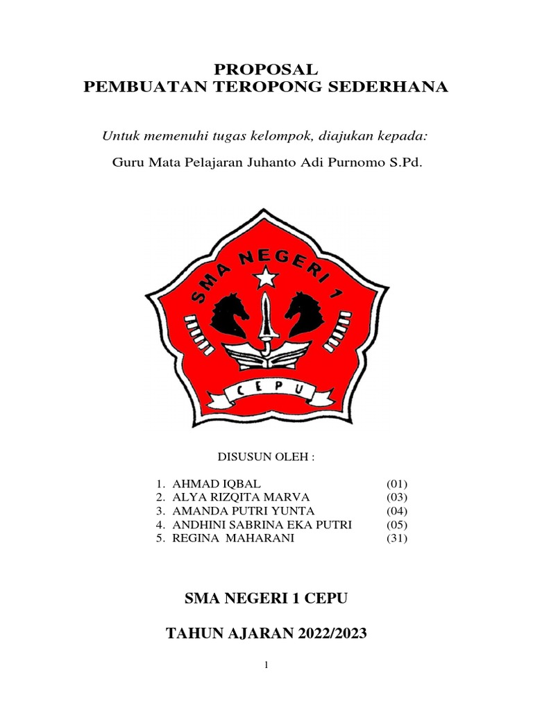 Proposal Teropong Fisika Pembetulan | PDF | Sains & Matematika