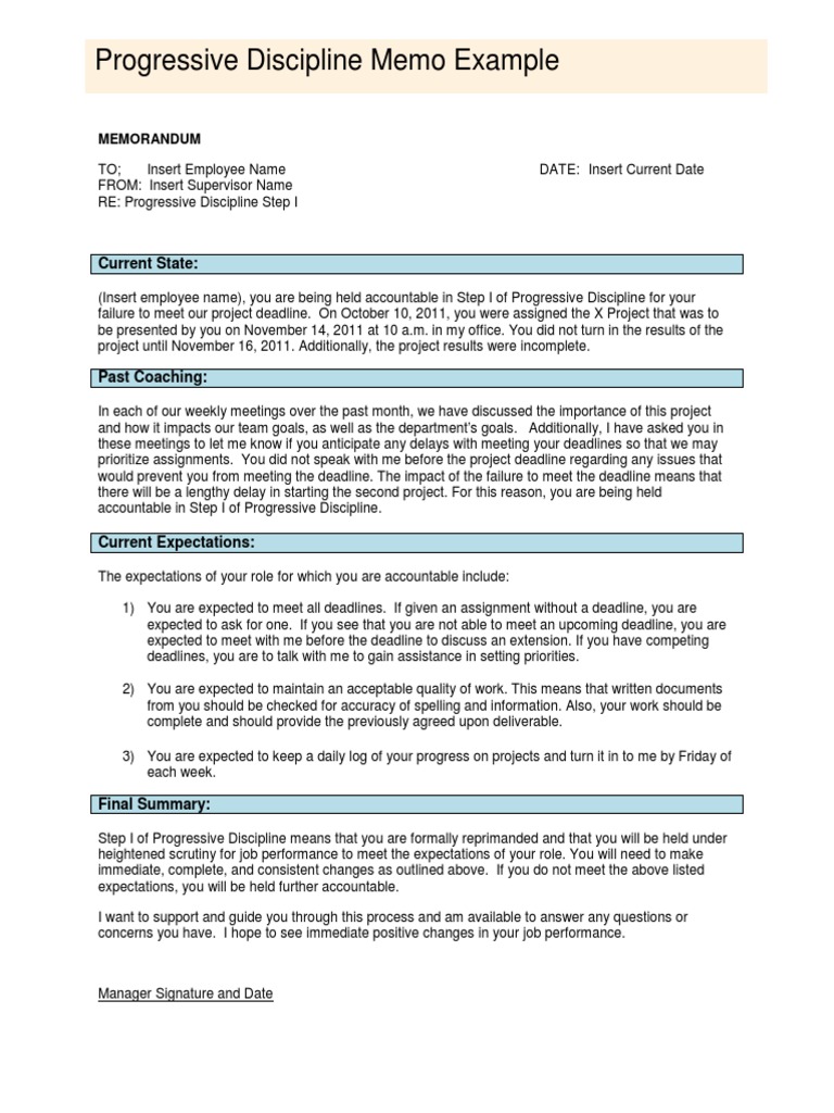 Employee Performance Warning | PDF