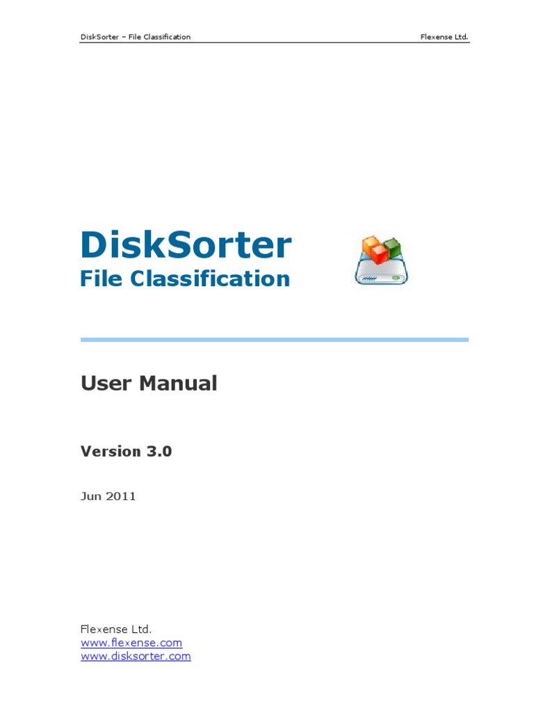 DiskSorter File Classification | PDF | Command Line Interface | Computer File