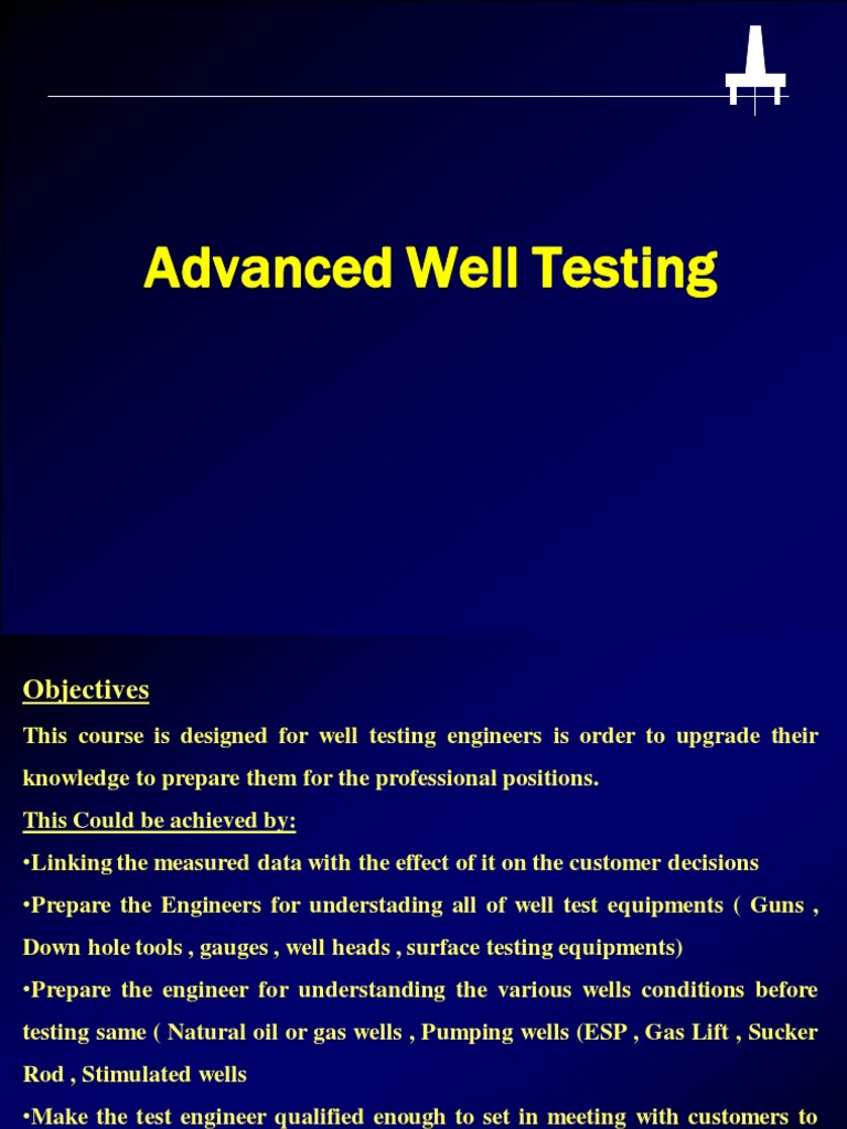 Advanced Well Testing for Engineers | PDF | Petroleum Reservoir ...