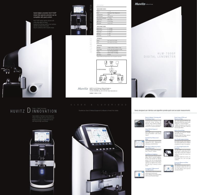 Huvitz HLM-7000P Lensmetre | PDF | Sunglasses | Glasses