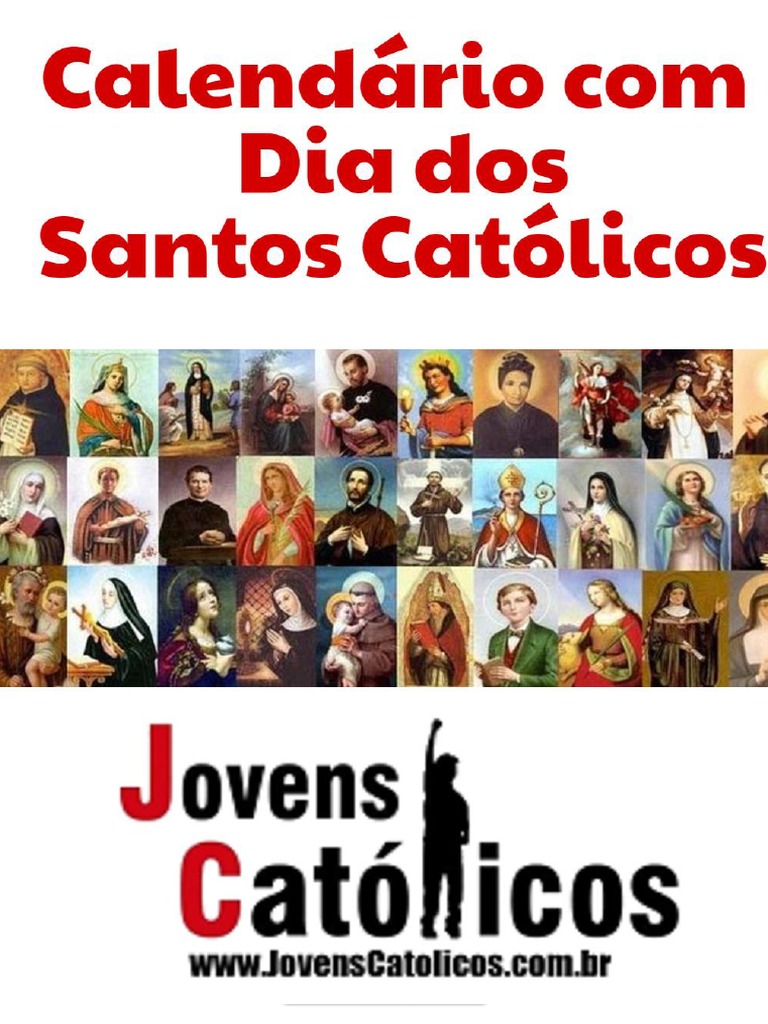 Calendário dos Santos Católicos | PDF | Santo | Católico romano