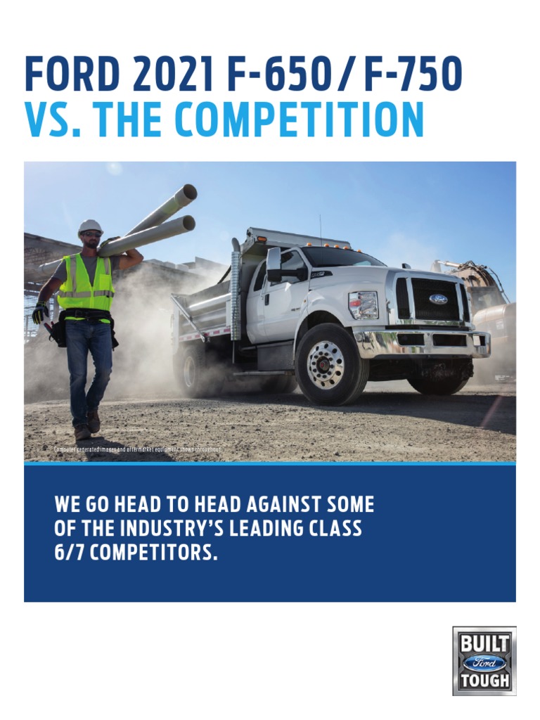 Vs. The Competition: FORD 2021 F-650/ F-750 | PDF | Truck | Horsepower