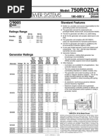 Military Generator Set Specifications | PDF | Diesel Engine | Engines